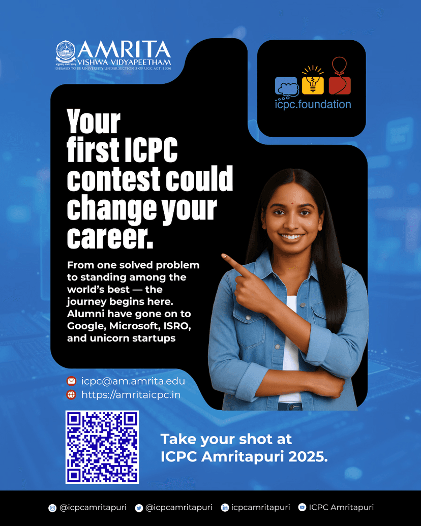 ICPC Asia Amritapuri Regional Contest